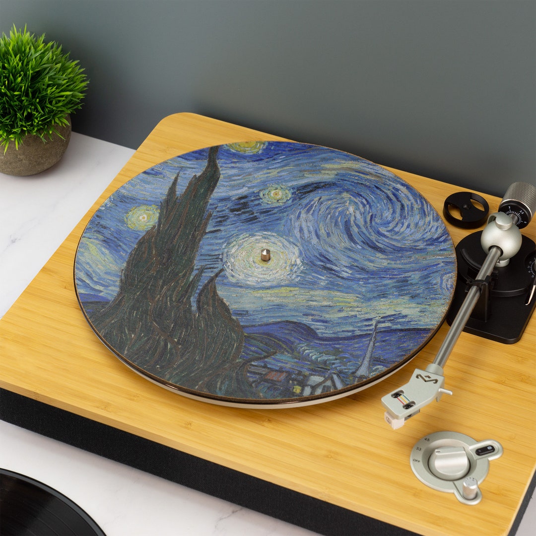 Starry Night Van Gogh Record Player Slip Mat Turn Table DJ Slip Mat - Etsy