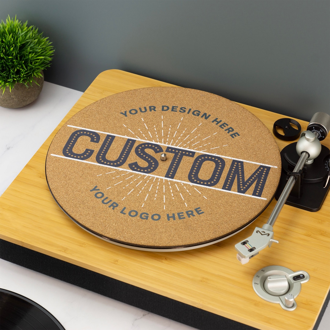 Custom Logo Business Record Player Slip Mat Turn Table DJ Slip Mat - Etsy
