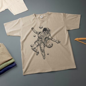 Astronauts T-shirt Various Sizes & Colours Ink Drawing Tee - Etsy