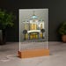 Custom LED Business Sign Company Logo Desk Display Printed Acrylic ...