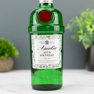 Personalised London Dry Gin Label Vinyl Sticker - Etsy