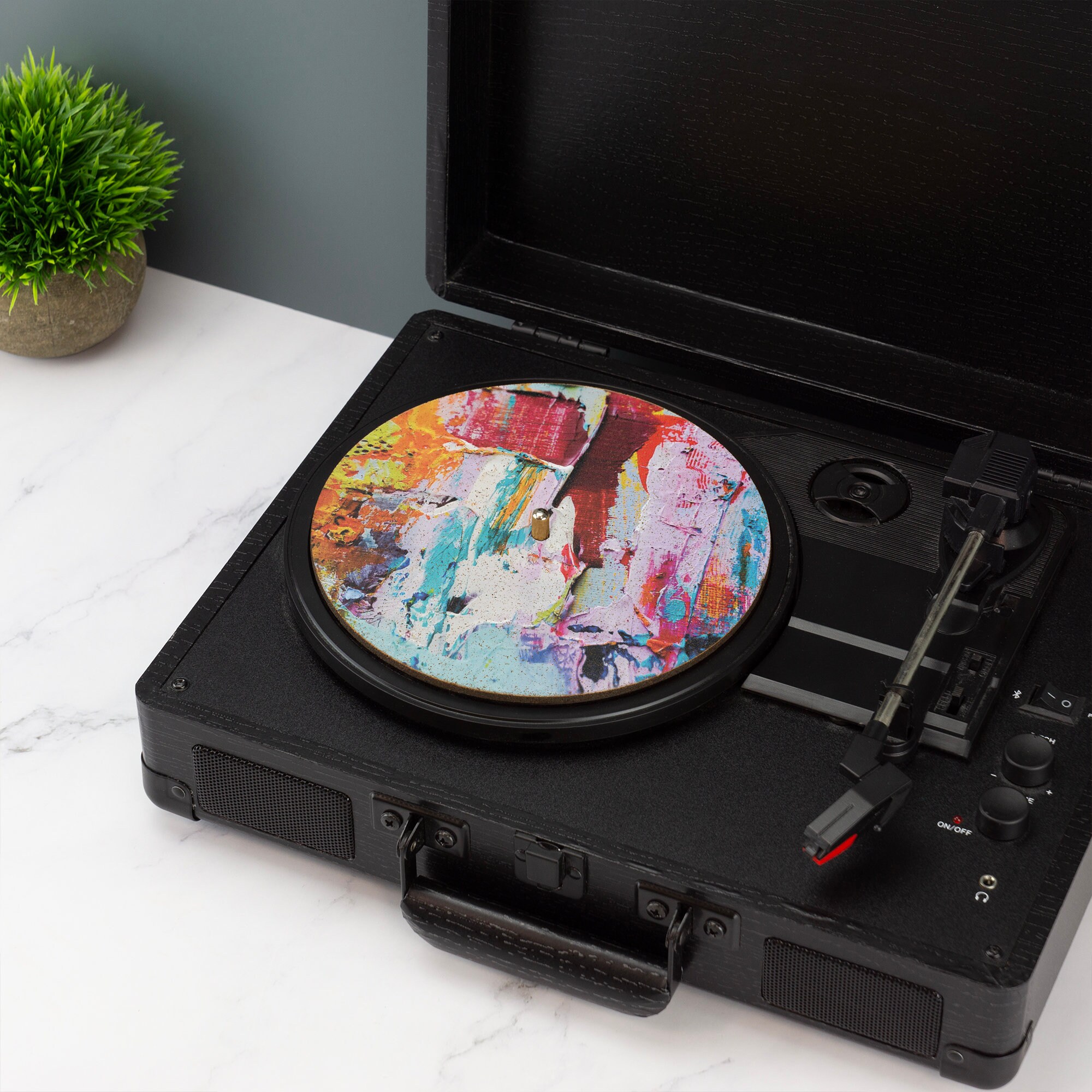 Paint Effects Record Player Slip Mat Turntable DJ Slip Mat - Etsy