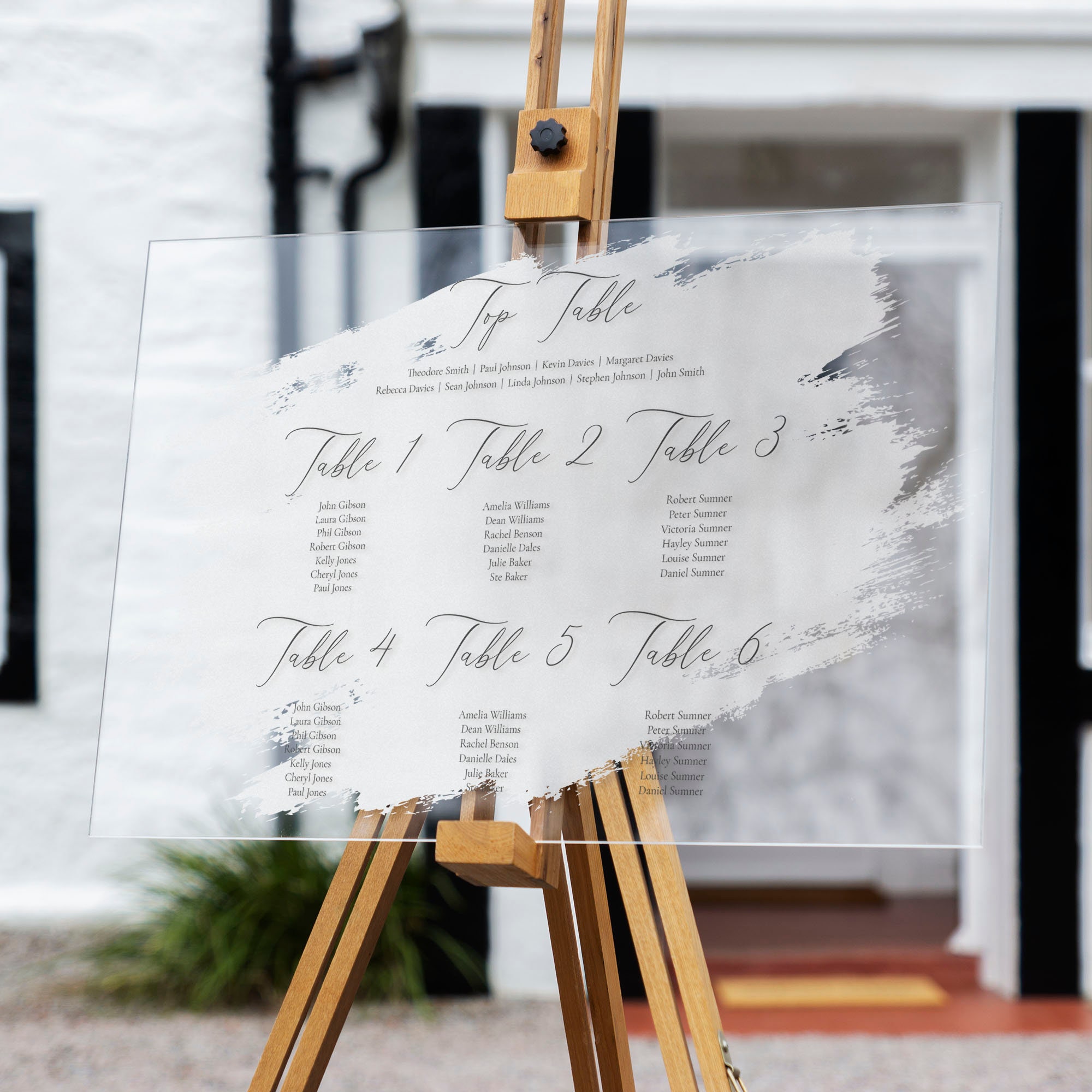 Personalised Wedding Table Plan Sign Acrylic Poster Print - Etsy UK