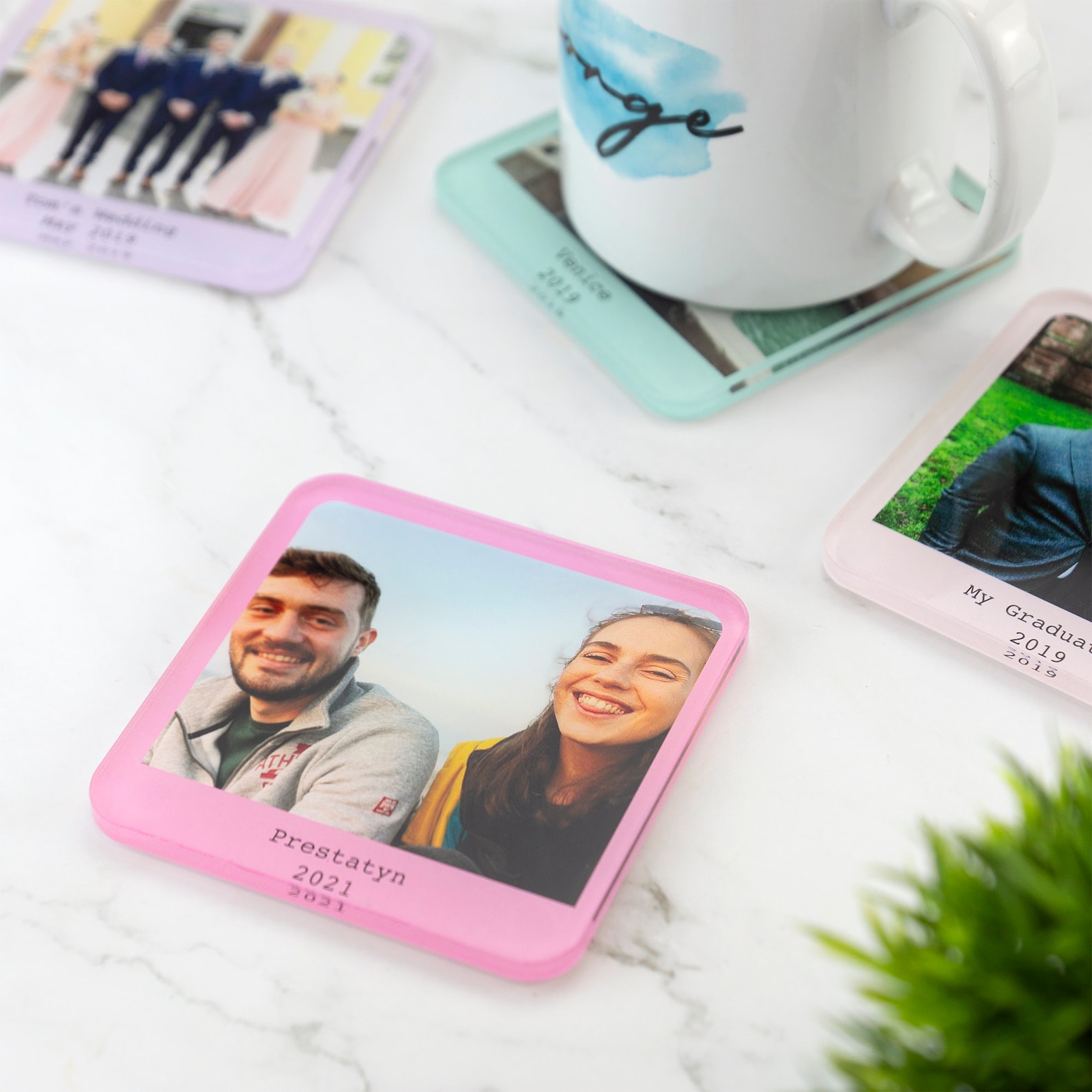 Personalised Photo Coaster Printed Acrylic Drinks Coaster - Etsy