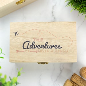 Personalised Travel Memory Box Keepsakes Trinket Adventure Mementos - Etsy
