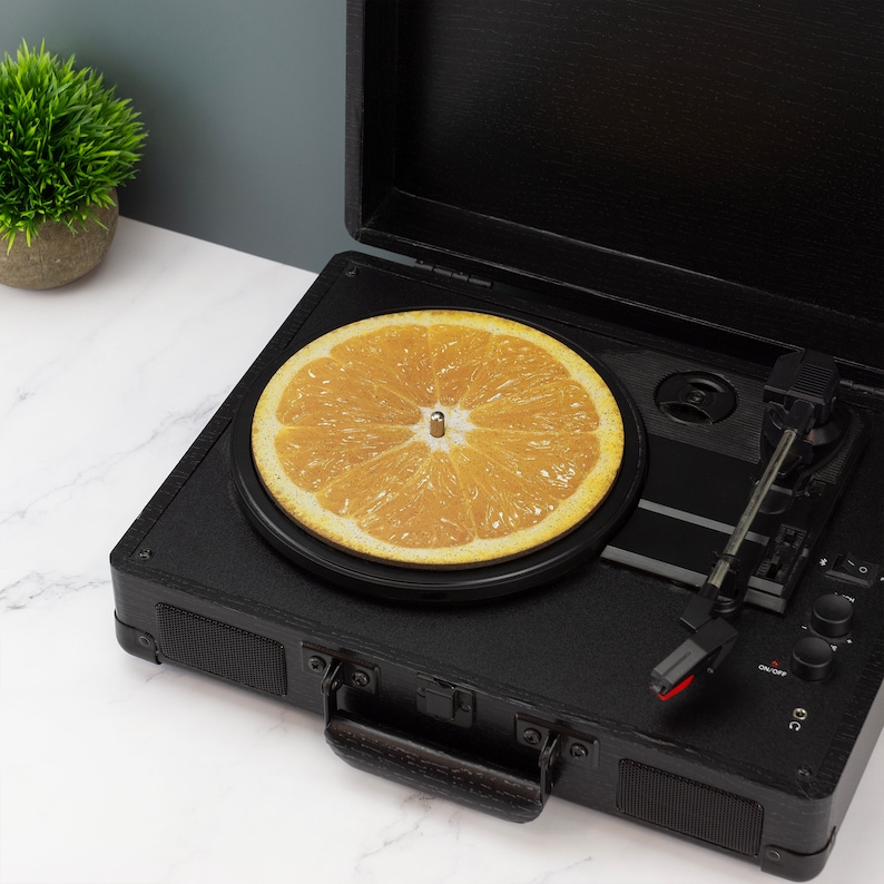 Orange Lime Lemon Fruit Record Player Slip Mat Turn Table DJ Slip Mat ...