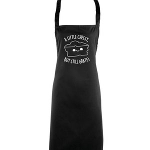 A Little Cheesy Printed Apron Funny Cooking Baking Home Chef Cheese ...