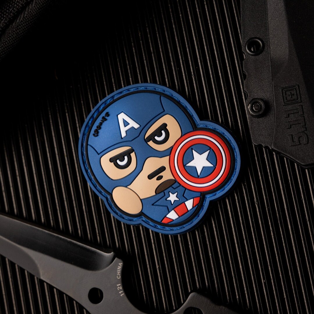 Captain America Cronies PVC Morale Patch 31 - Etsy