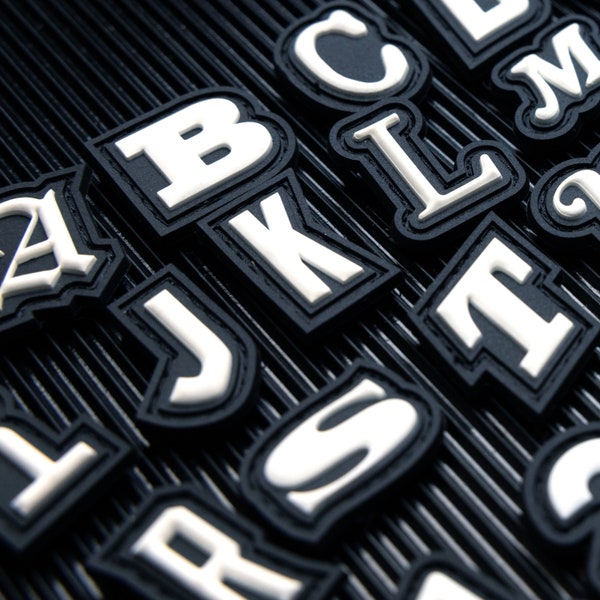 Velcro Patch Letters - Etsy