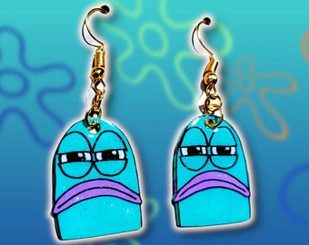 Jewellery Earrings Spongebob TNMT Cartoon Collage 14MM Kawaii Kitsch ...