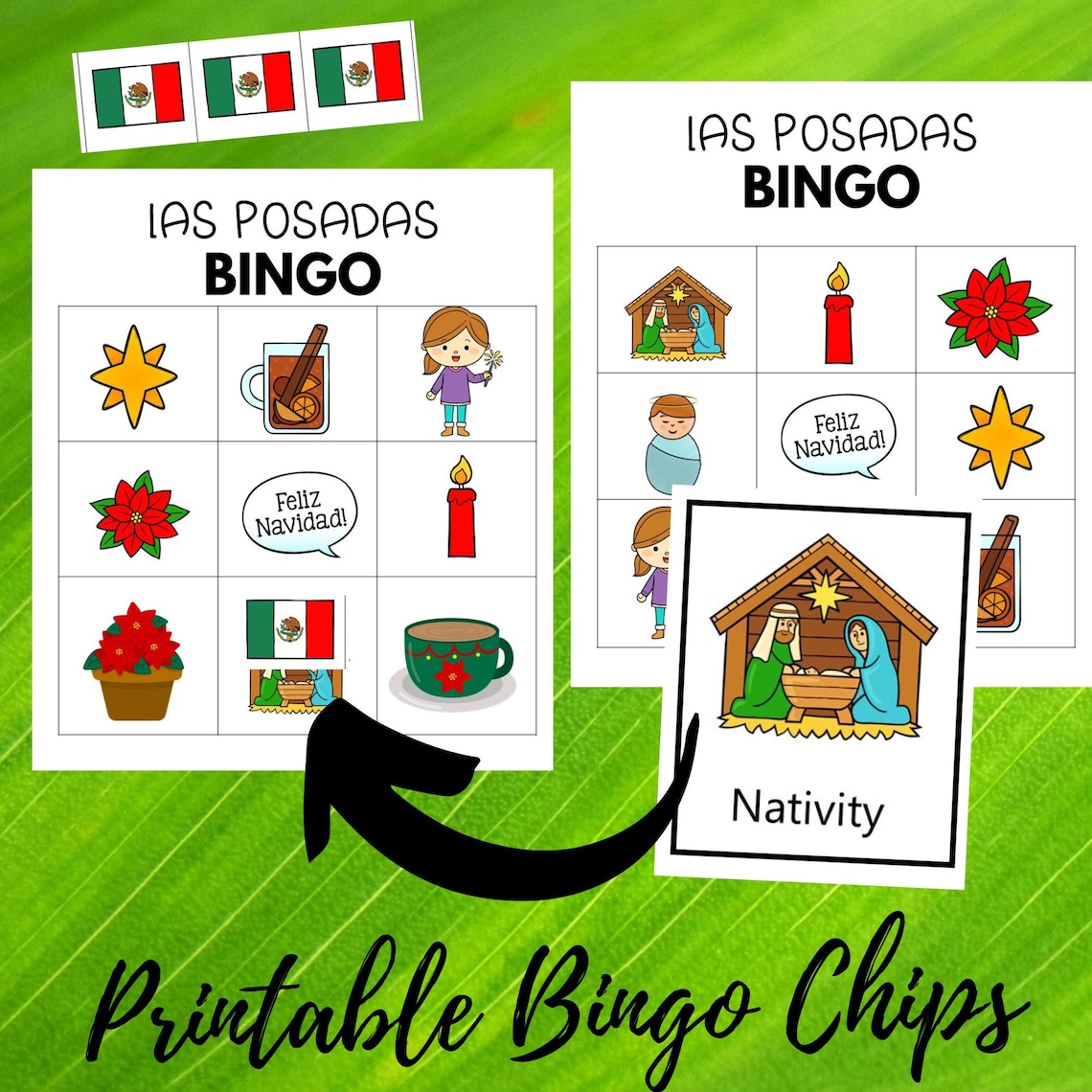 Holidays Around the World Las Posadas Bingo Christmas in Mexico ...