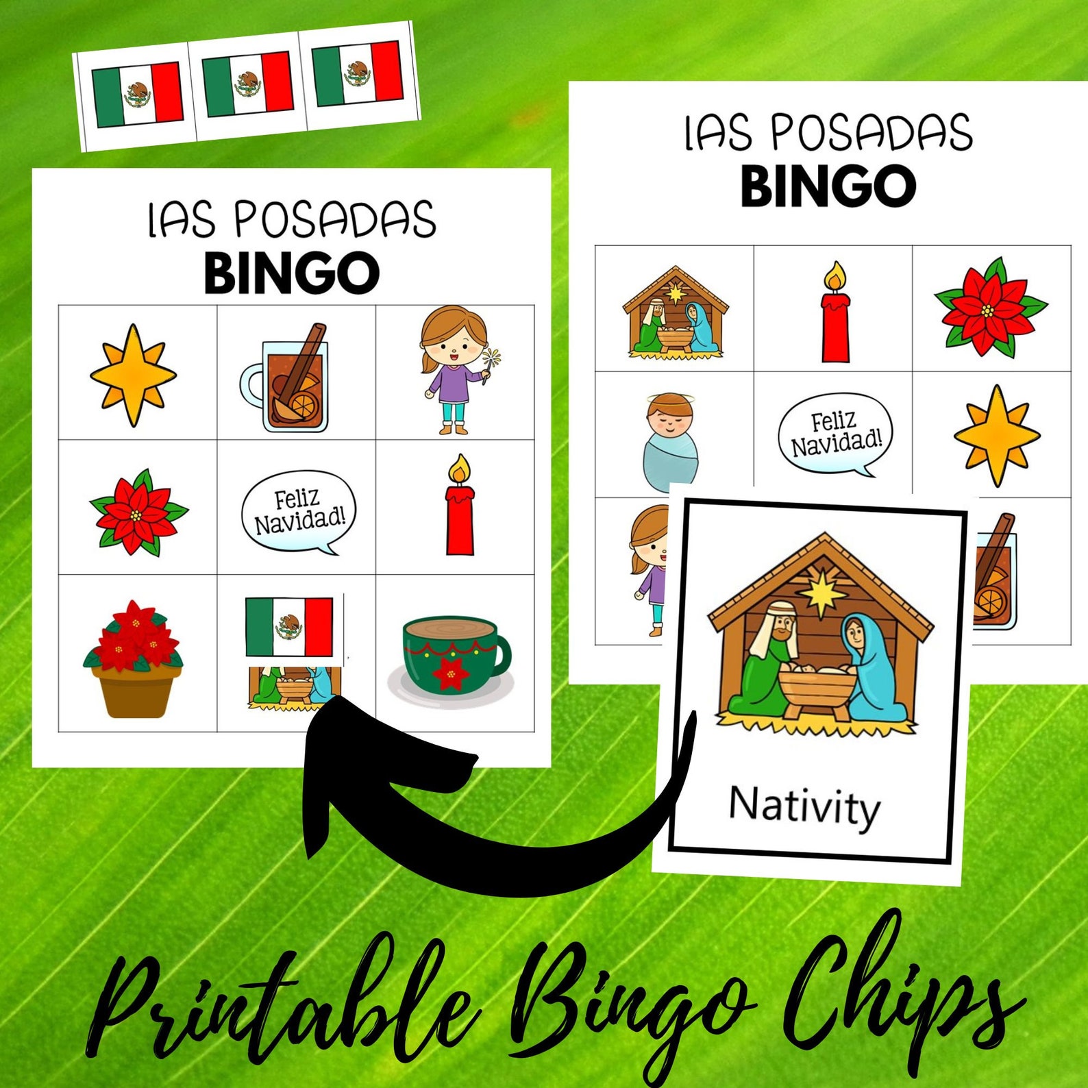 Holidays Around the World Las Posadas Bingo Christmas in Mexico ...