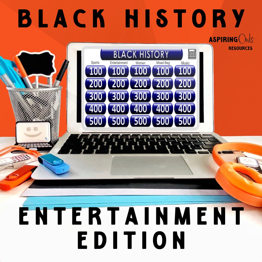 Black History Month Student Review Game Show Jeoparty Entertainment - Etsy