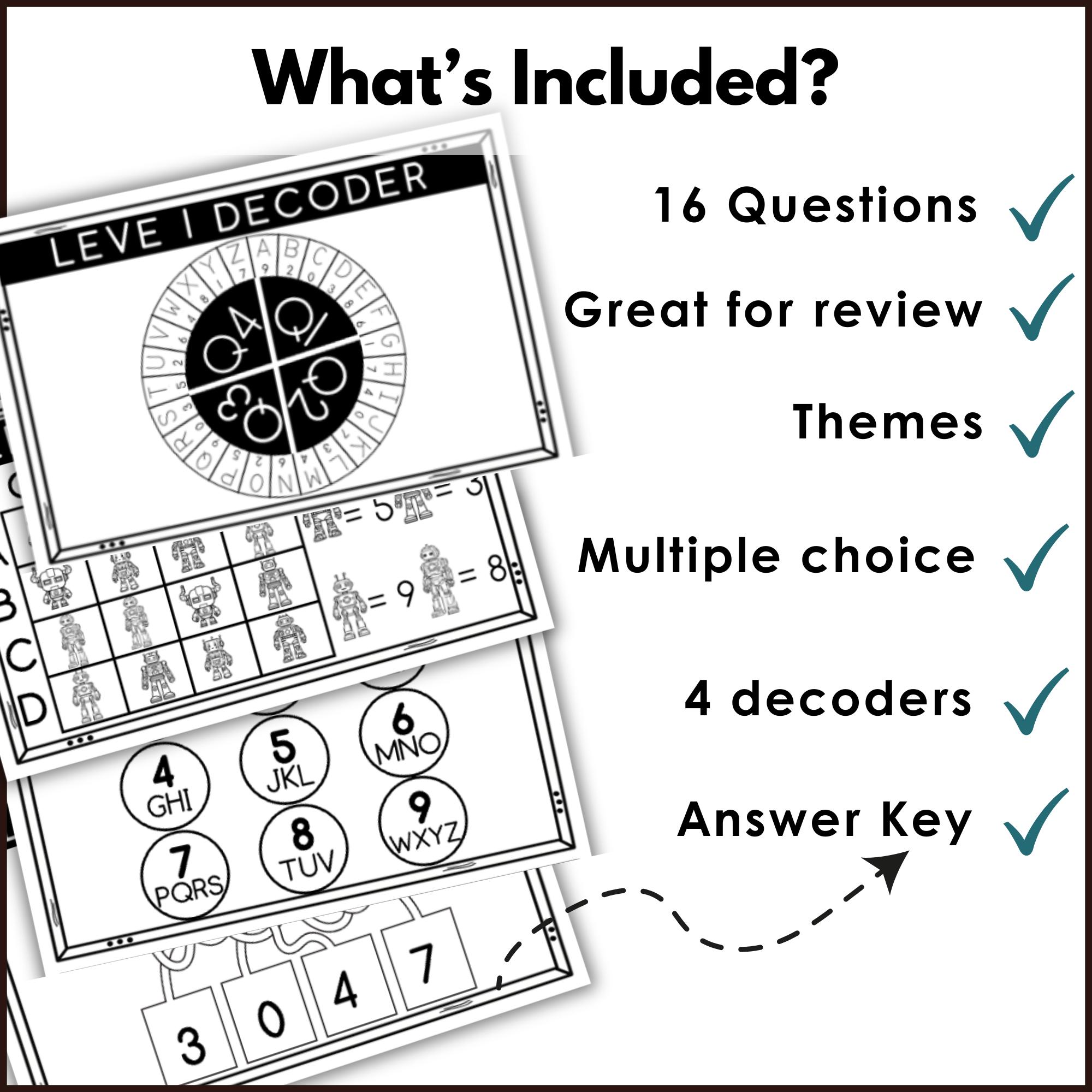 The Wild Robot Escape Room Printable Activity for Middle School - Kid ...