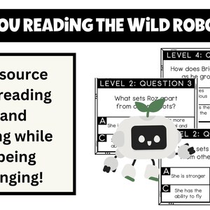 The Wild Robot Escape Room Printable Activity for Middle School - Kid ...