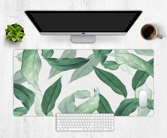 Keyboards & Mice Computers & Peripherals Vintage Leaf Desk Mat Foliage ...