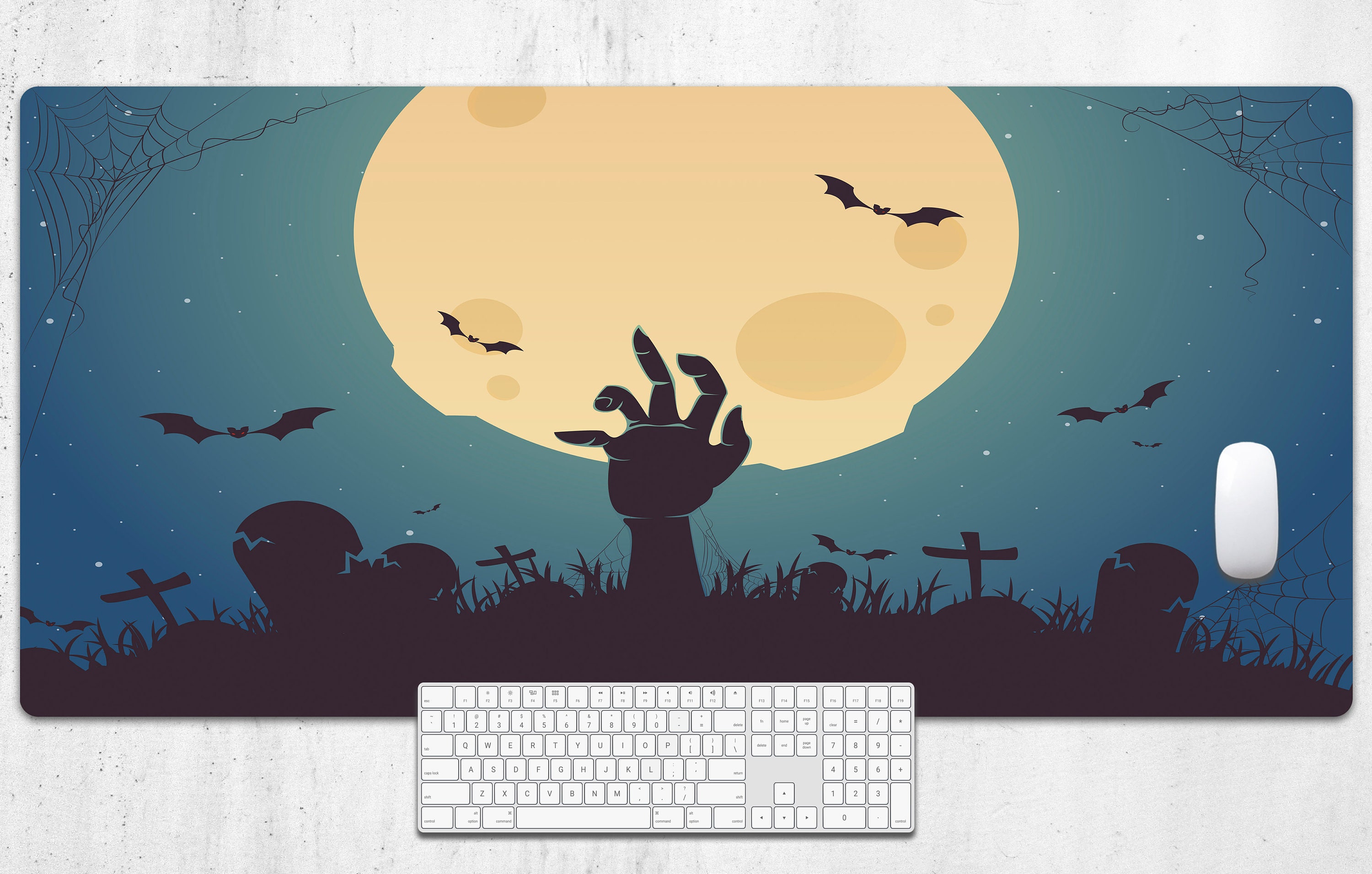 Gamer Aesthetic Horror Theme Zombie Desk Mat Designed & Sold By Lethal ...