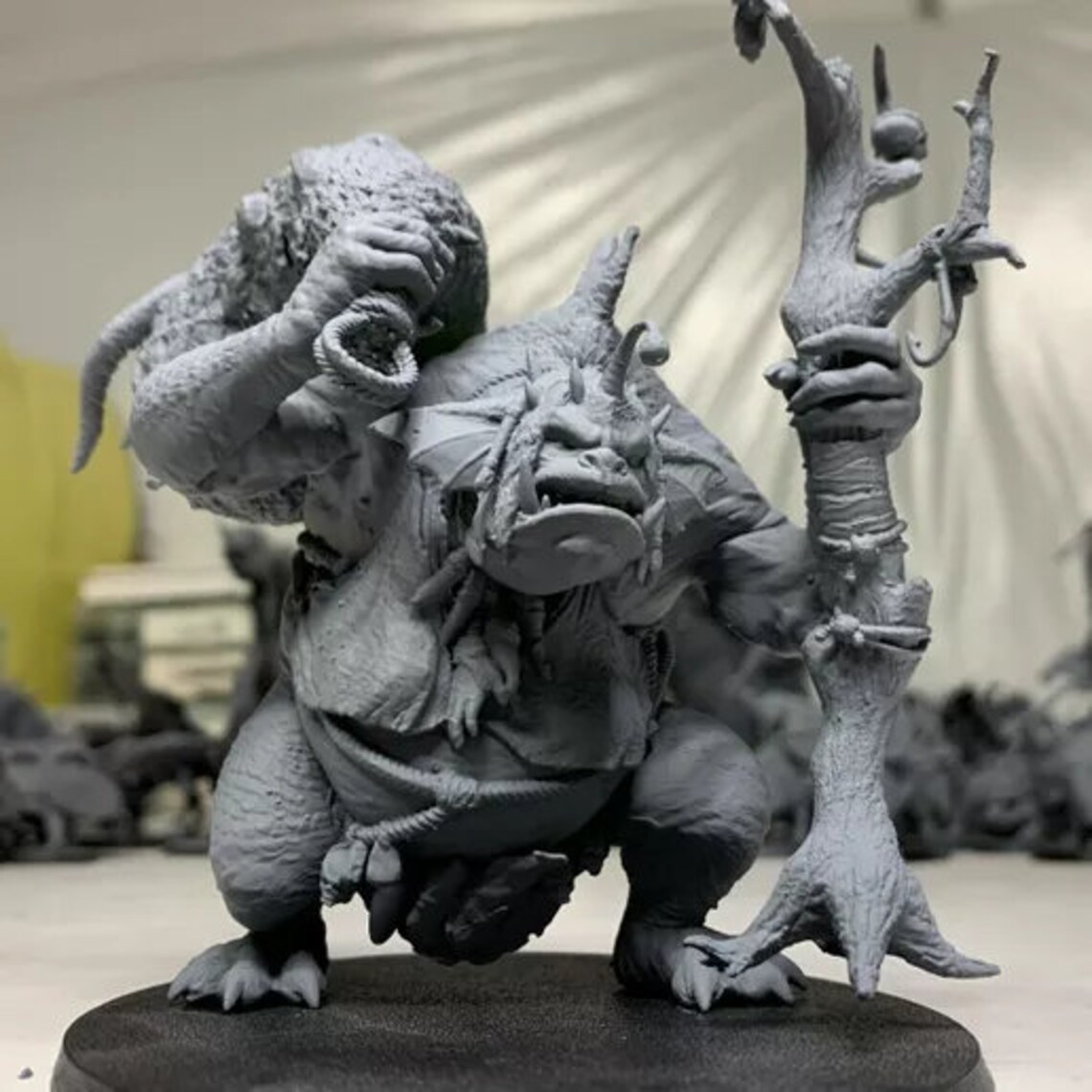 Giant River Troll Hag Tabletop Miniatrues RPG | Etsy