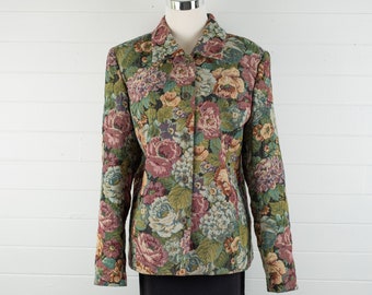 Floral Tapestry Jacket | Etsy