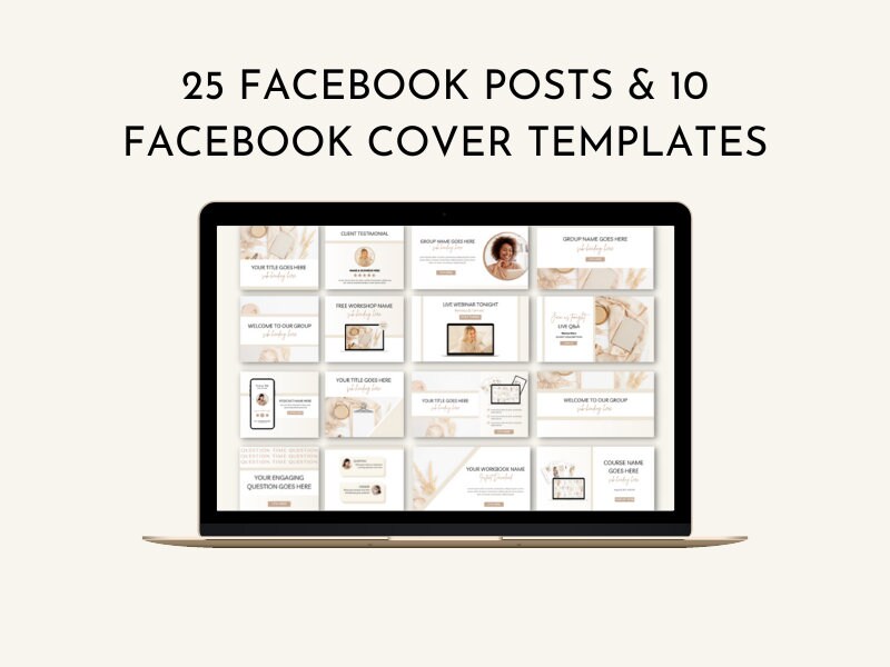 Facebook Group Templates, Editable Canva Templates, Facebook Post ...