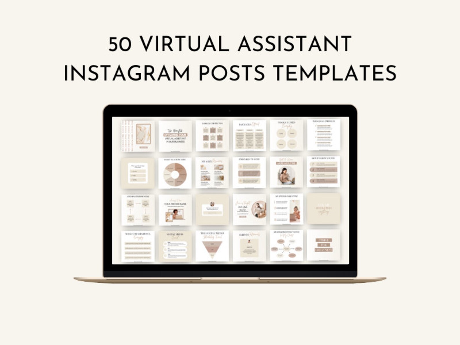 Virtual Assistant Instagram Posts Templates, Virtual Assistant, VA ...