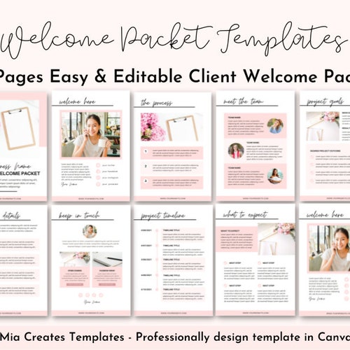 Client Welcome Packet Template Client Onboarding Template - Etsy