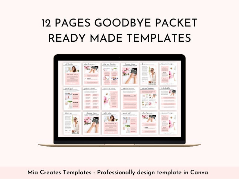 Client Goodbye Packet Template, Client Exit Packet, Client Offboarding ...