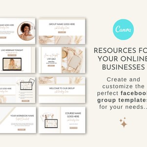 Facebook Group Templates, Editable Canva Templates, Facebook Post ...