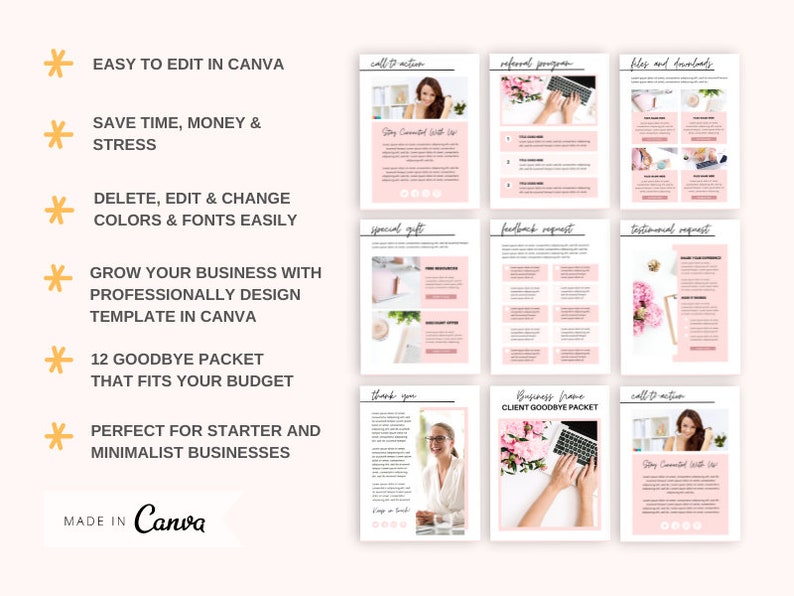 Client Goodbye Packet Template, Client Exit Packet, Client Offboarding ...