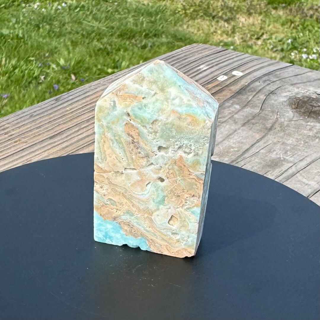 Hemimorphite Tower for Emotional Balance and Well-being, Crystal Point ...