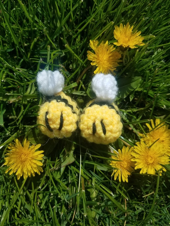 Bizz and Buzz Mini Crochet Bee Plushies | Etsy