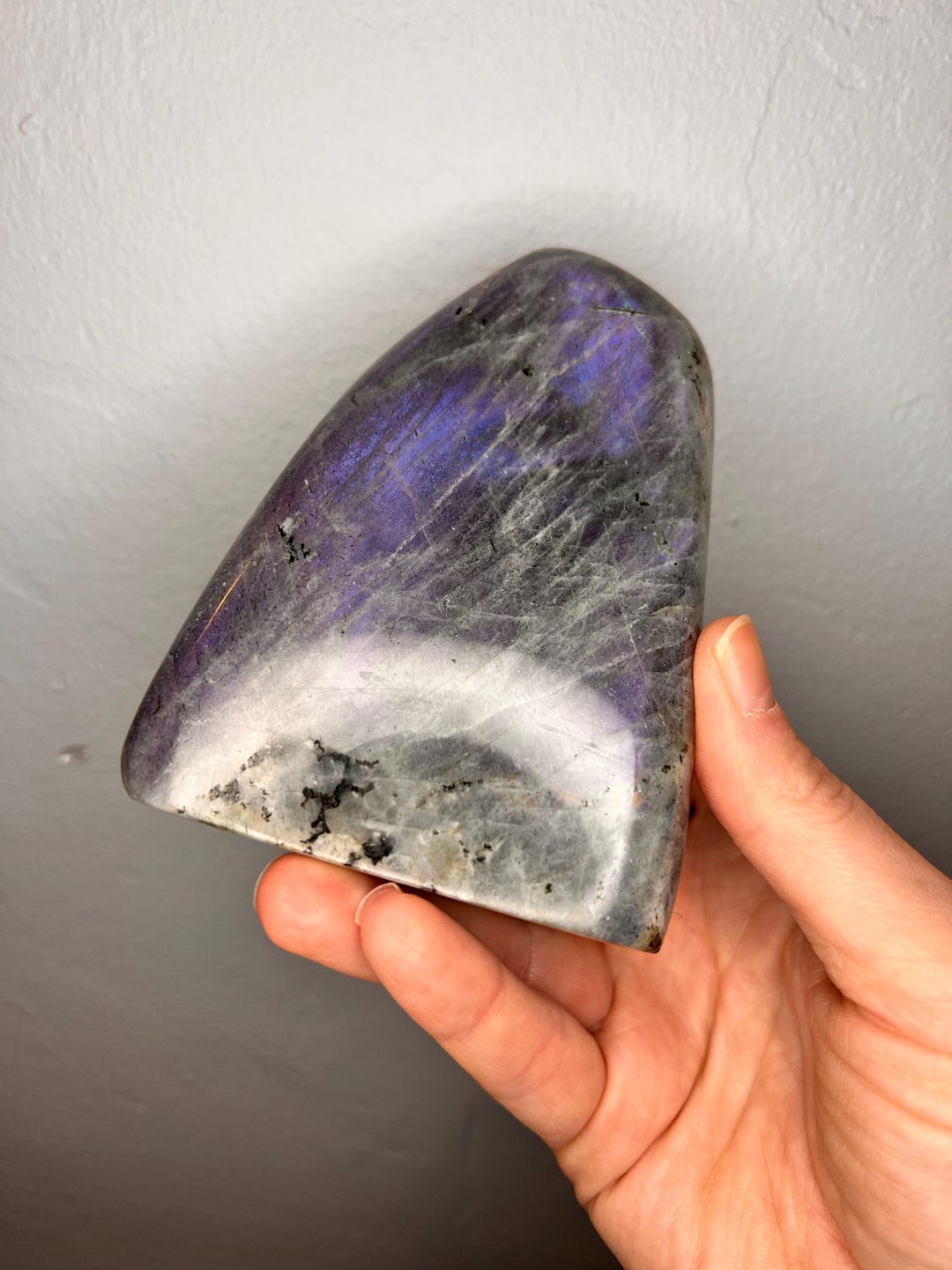 Spectrolite Mermaid Blue Purple Labradorite Freeform Mountain Crystal ...