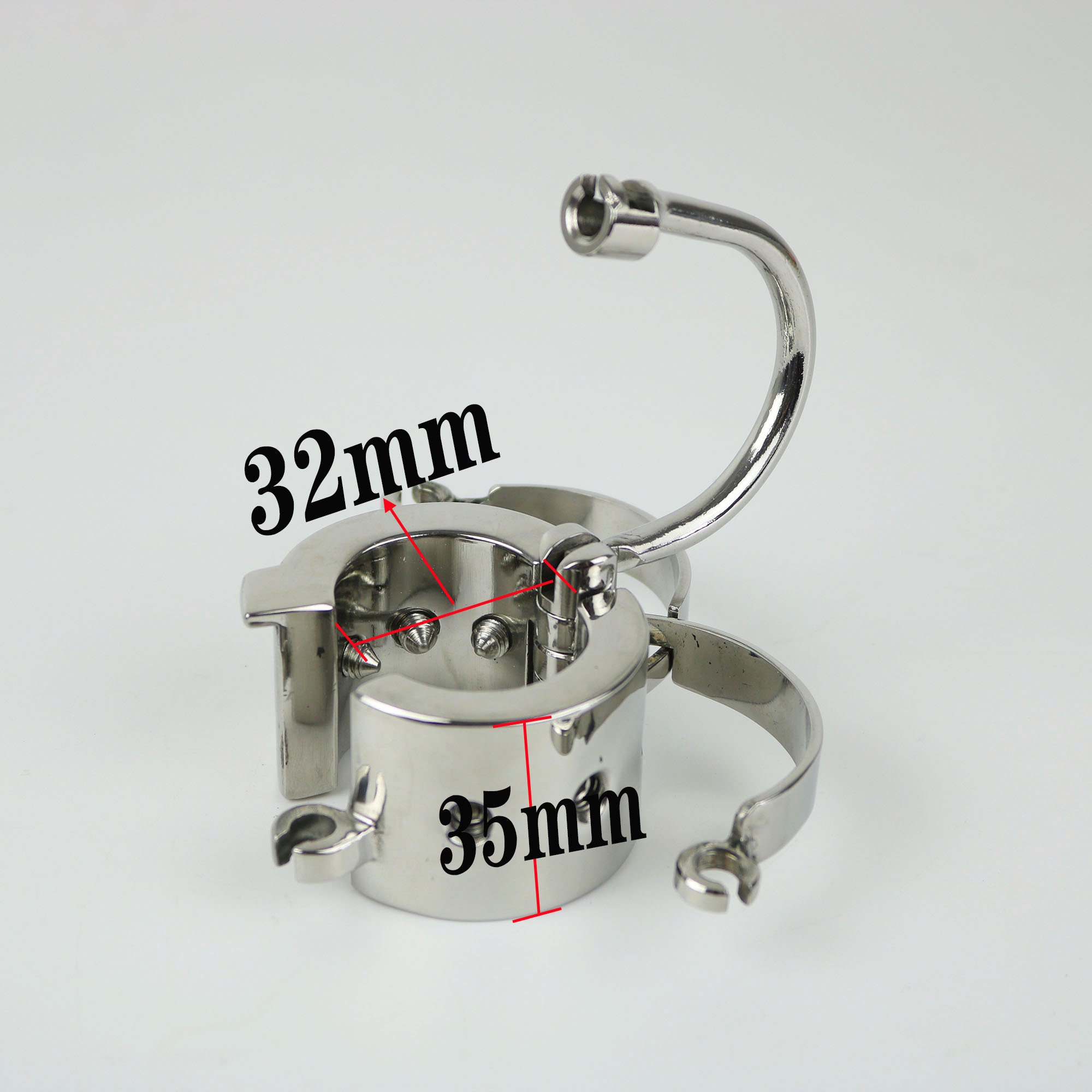Stainless Steel Scrotum Stretcher With Ball Divided And Etsy