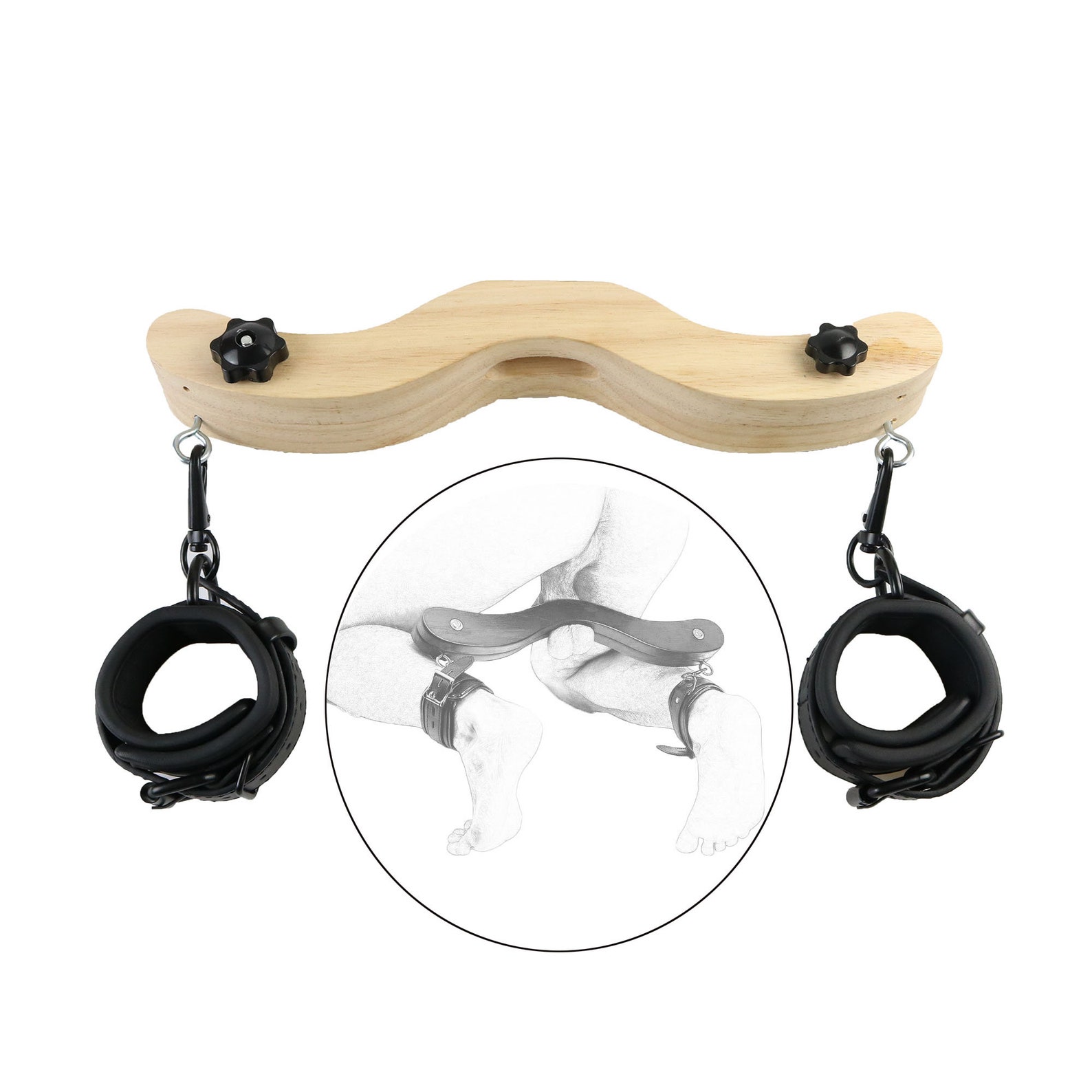 Wood Humbler with Ankle RestraintsHumbler CBT BDSM Play | Etsy