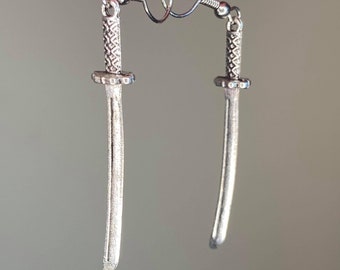 Katana Earrings | Etsy