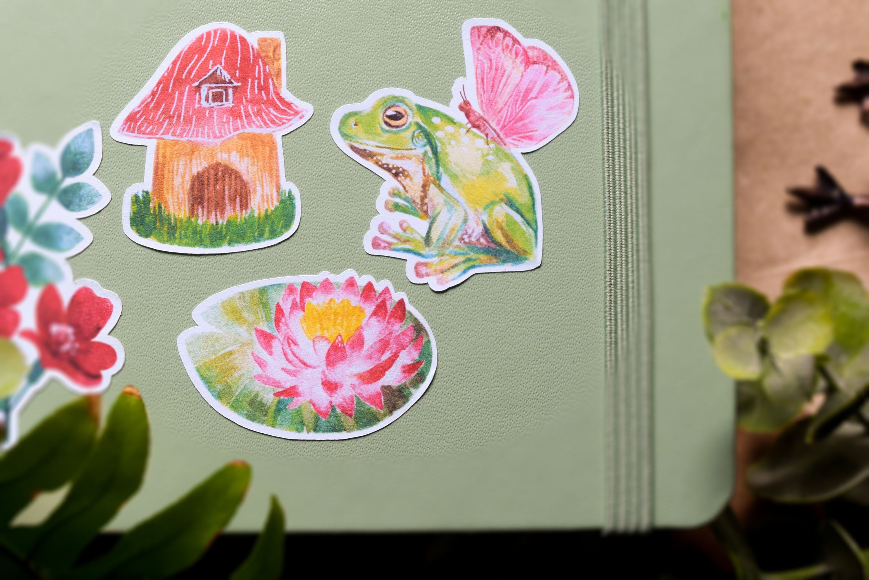 Fantastical Frogs Frog Stickers White's Tree Frogs Frog - Etsy