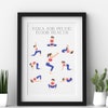 Yoga Pelvic Floor Poster | Yoga Poses for the Pelvic Floor | Pelvic ...