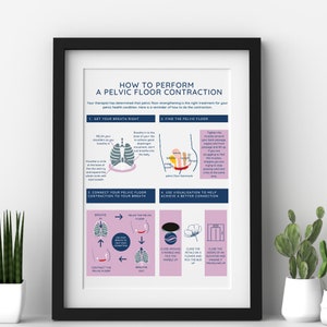 Pelvic Floor Health Education Handout PDF | Pelvic Floor Strengthening ...