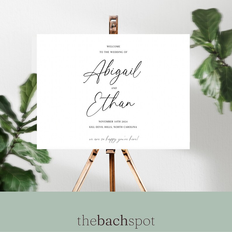 Eleanor Collection: Wedding Welcome Sign Set Printable - Etsy