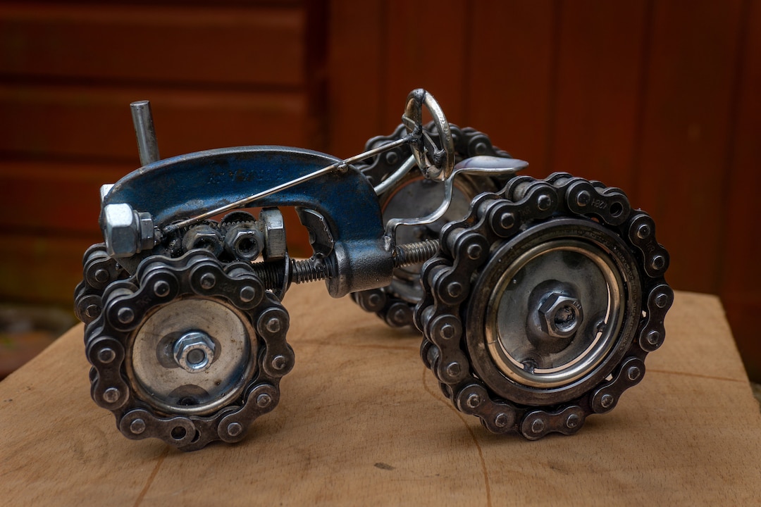 Tractor Scrap Metal Sculpture - Etsy