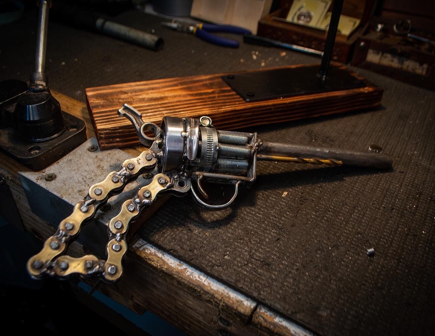 Revolver Sculpture Weld Art Cosplay Revolver - Etsy UK