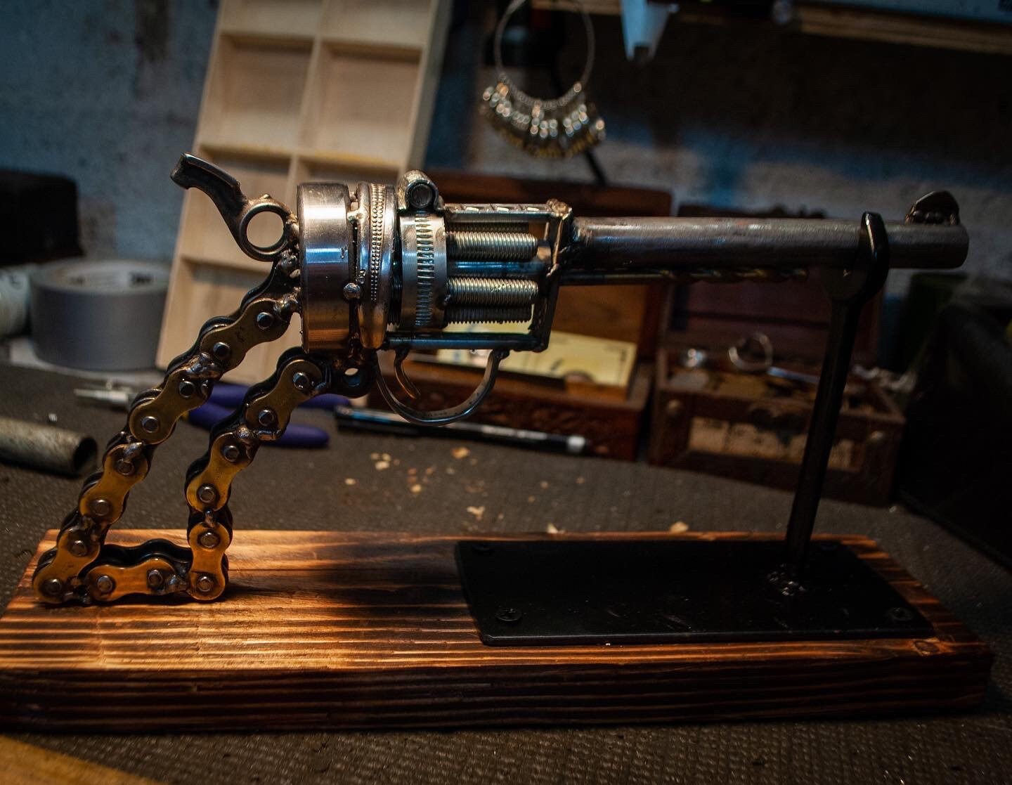 Revolver Sculpture Weld Art Cosplay Revolver - Etsy UK