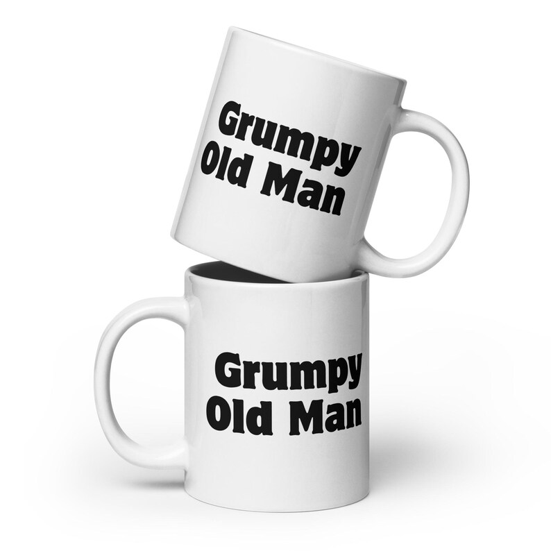 Grumpy Old Man Mug, Funny Birthday Gift for Dad, Sarcastic Coffee Mug ...