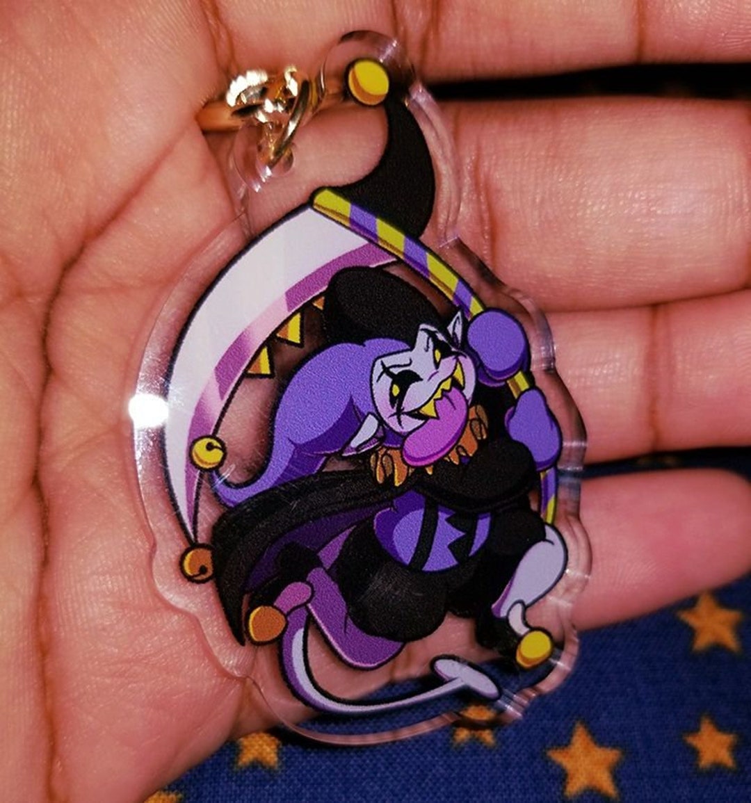 Jevil Charm Undertale Deltarune Jester Clown Clowncore Scythe Gamer ...