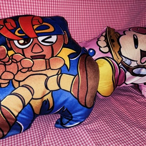 Geno Mallow Plush Pillow - Retro Gamer 90s Mario RPG Cushion Couch ...