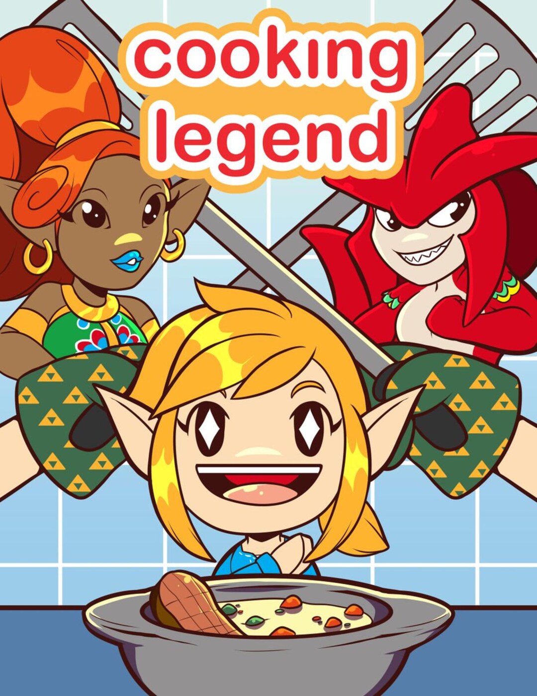 Cooking Legend Poster - Gamer, Cooking Mama, Legend of Zelda, Link ...