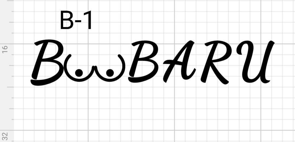 Boobaru W/boobs - Etsy