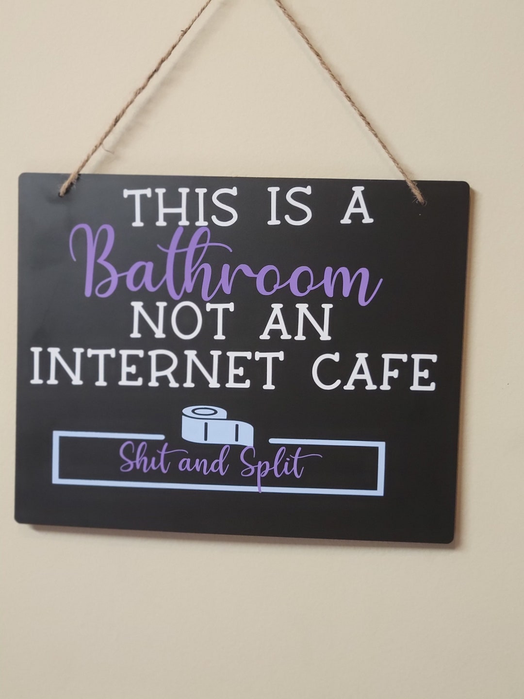 Customizable Black Sign - Etsy