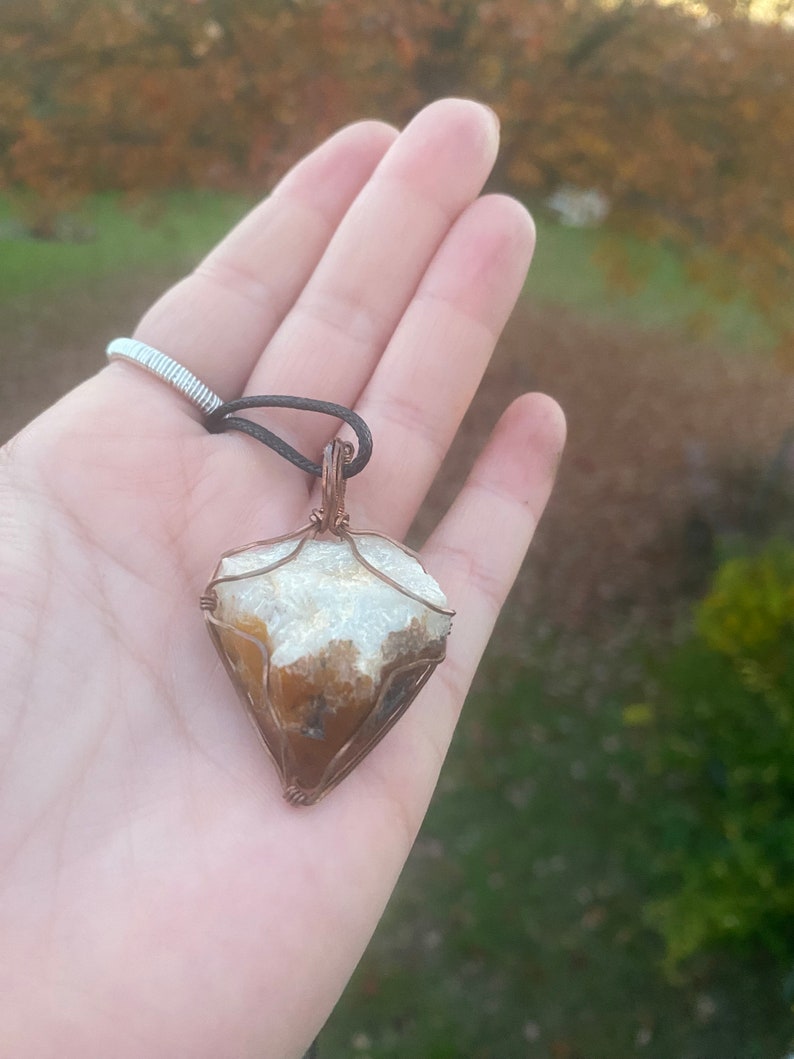 Iron Stained Quartz in Bare Copper - Etsy