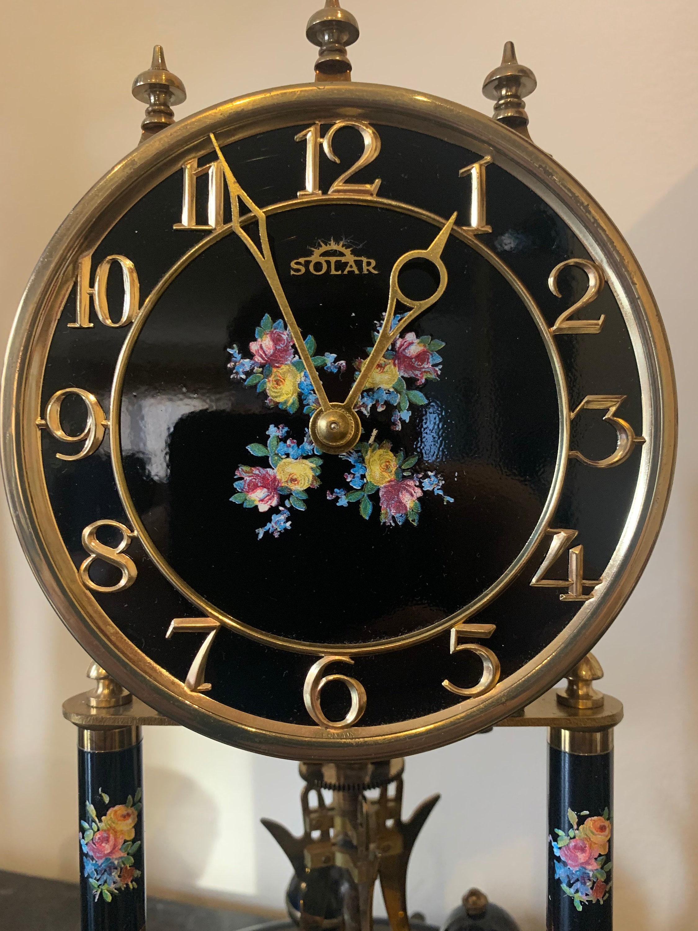 Vintage Solar Clock Made in Germany - Etsy